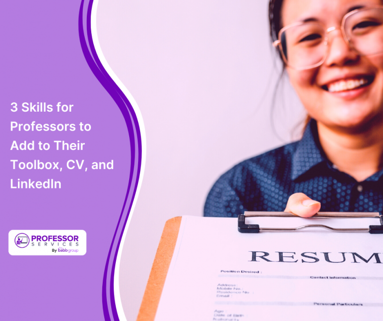 3 Skills for Professors to Add to Their Toolbox, CV, and LinkedIn ...